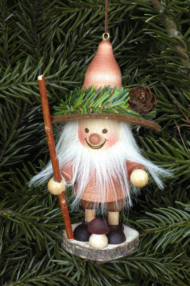 Large gnome Christmas tree decoration - Forest Wanderer – The German ...