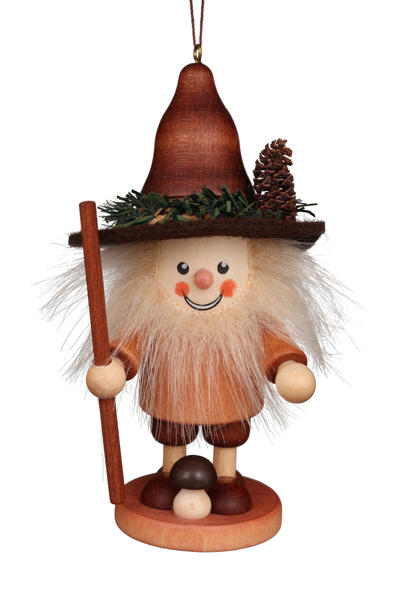 Large gnome Christmas tree decoration - Forest Wanderer – The German ...