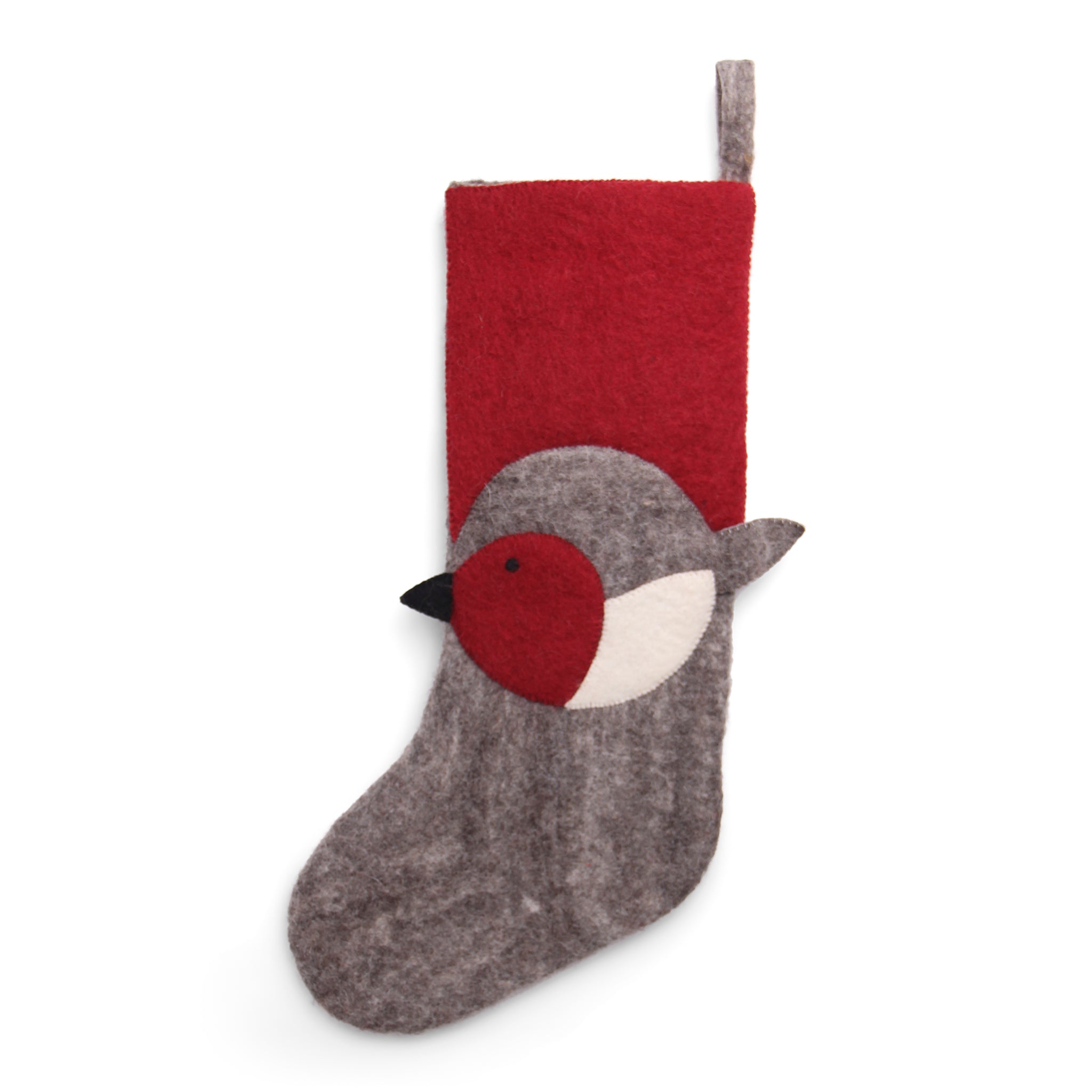 Felt Christmas Stocking - Bird – The German Christmas Shop USA