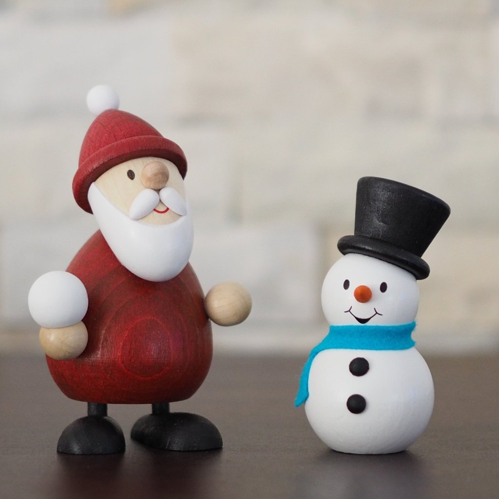 Weihnachtsmann Collectibles - Santa and Snowman – The German Christmas ...